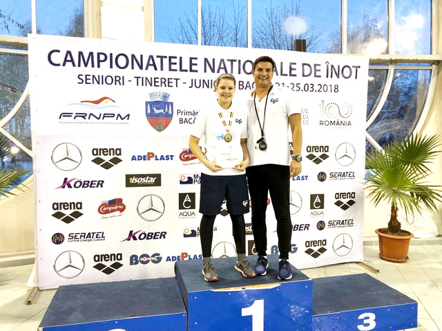 Maria Raluca Artene, dublă campioană națională la înot - We Radio ...